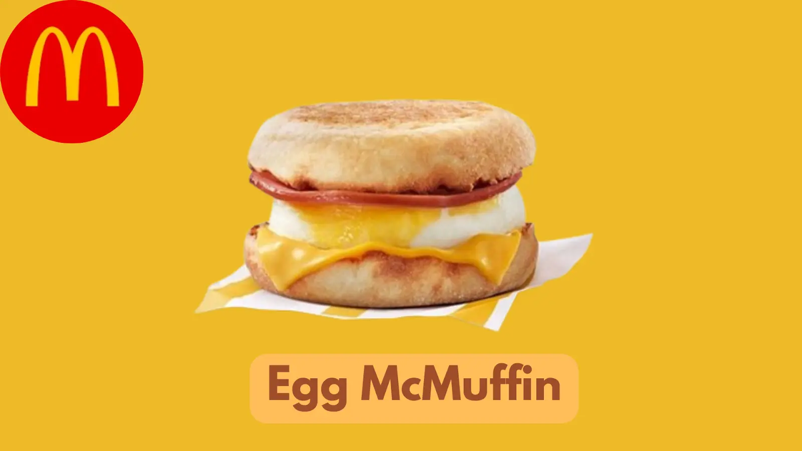 McD Egg McMuffin Price, Nutrition, Ingredients & Allergen Information